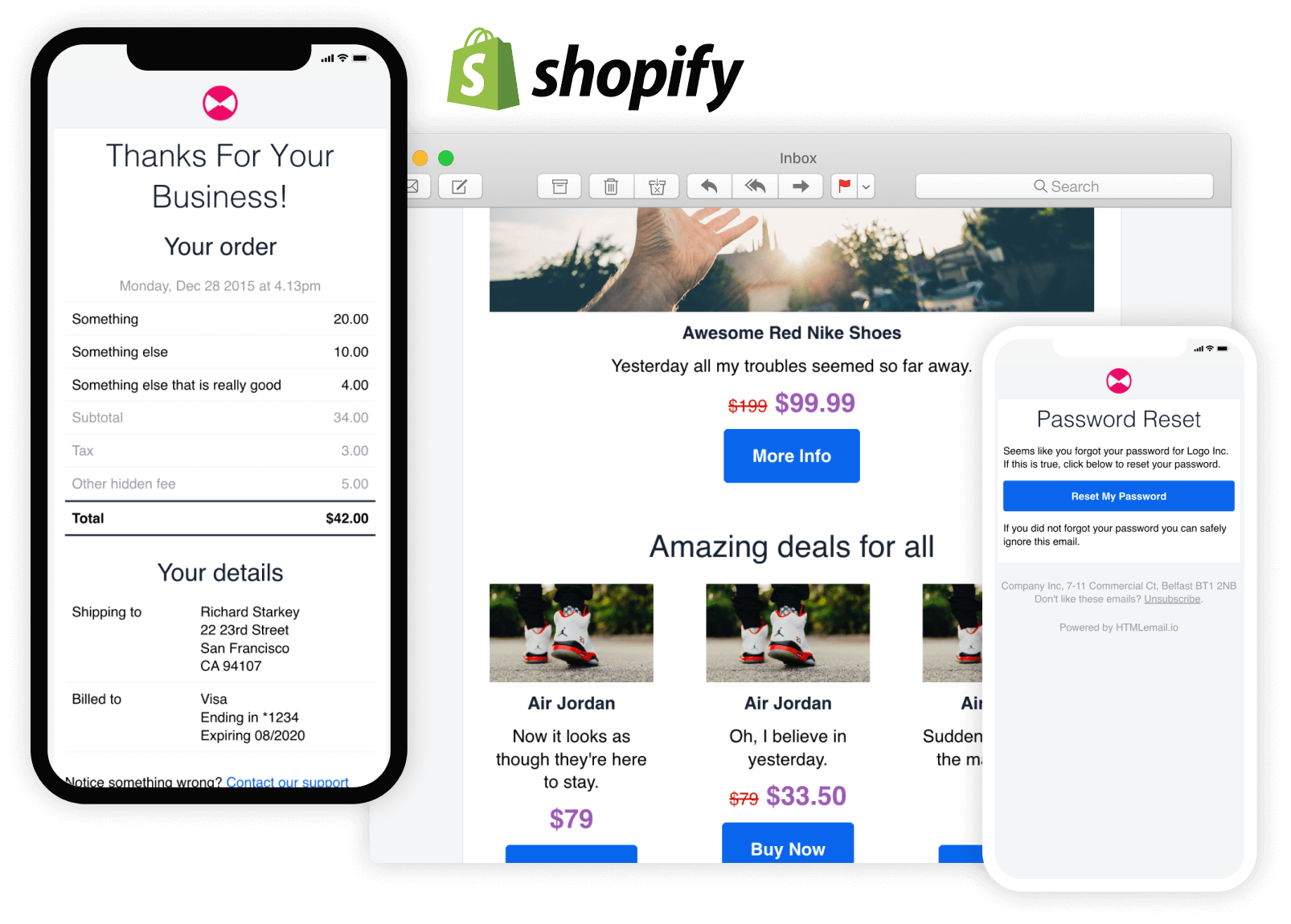 Shopify Notification Email Templates